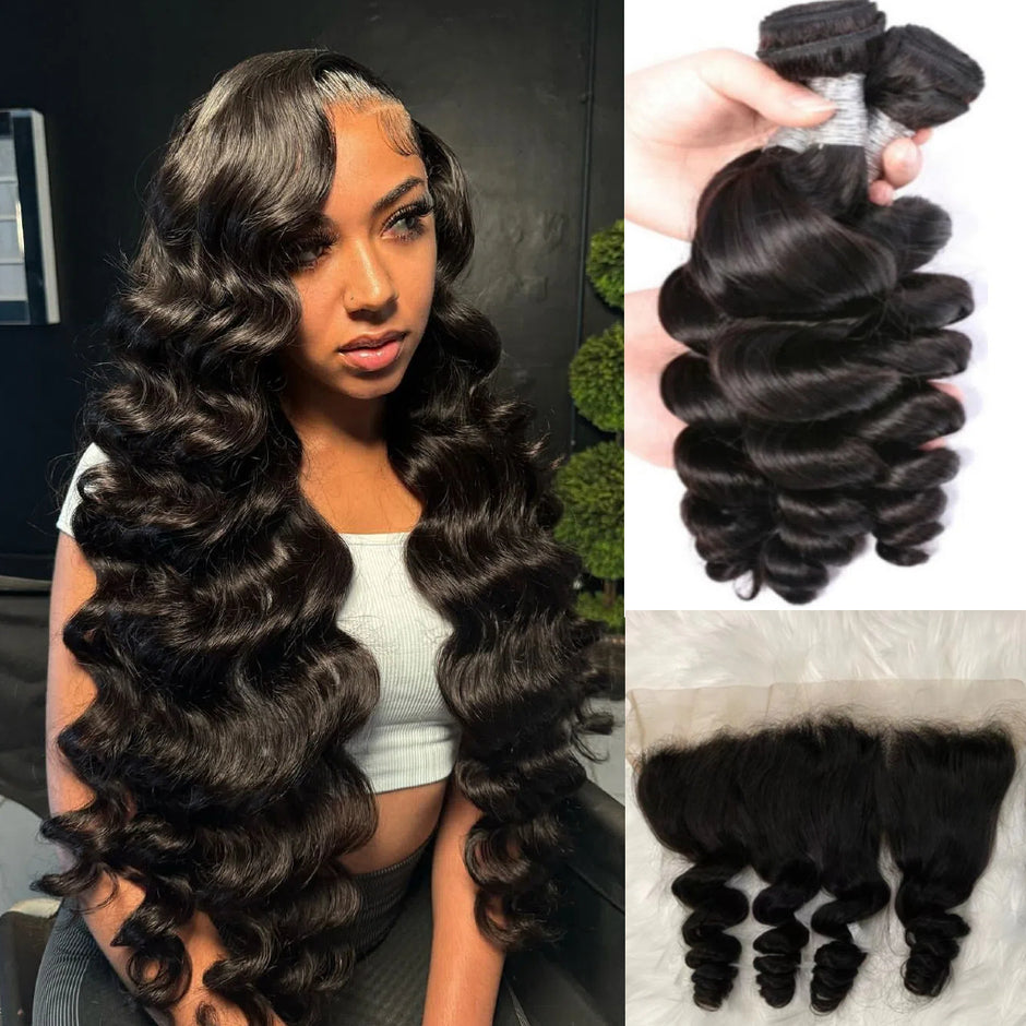 Bundles Closure Frontal – Fleeky Hair